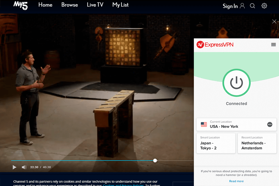 How to Watch Channel 5 Live Outside the UK