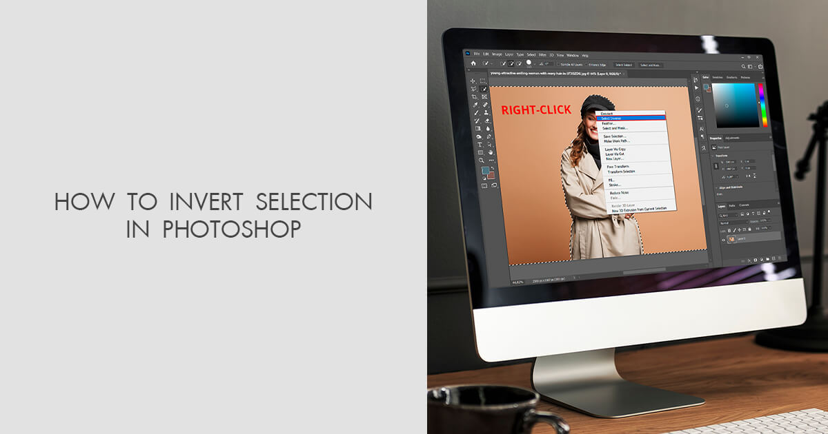 How To Invert Selection In Photoshop Simple Tutorial