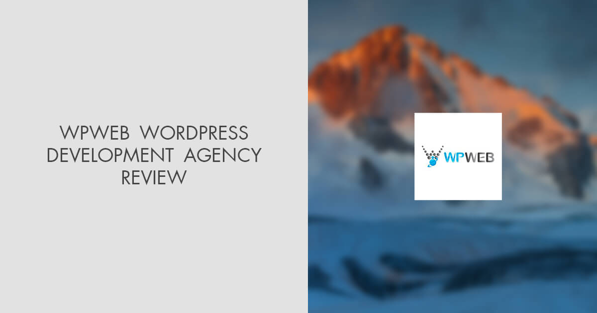 WPWeb WordPress Development Agency Review