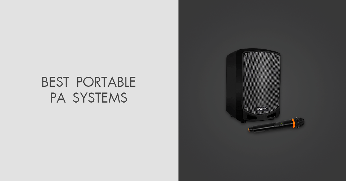5 Best Portable PA Systems in 2025