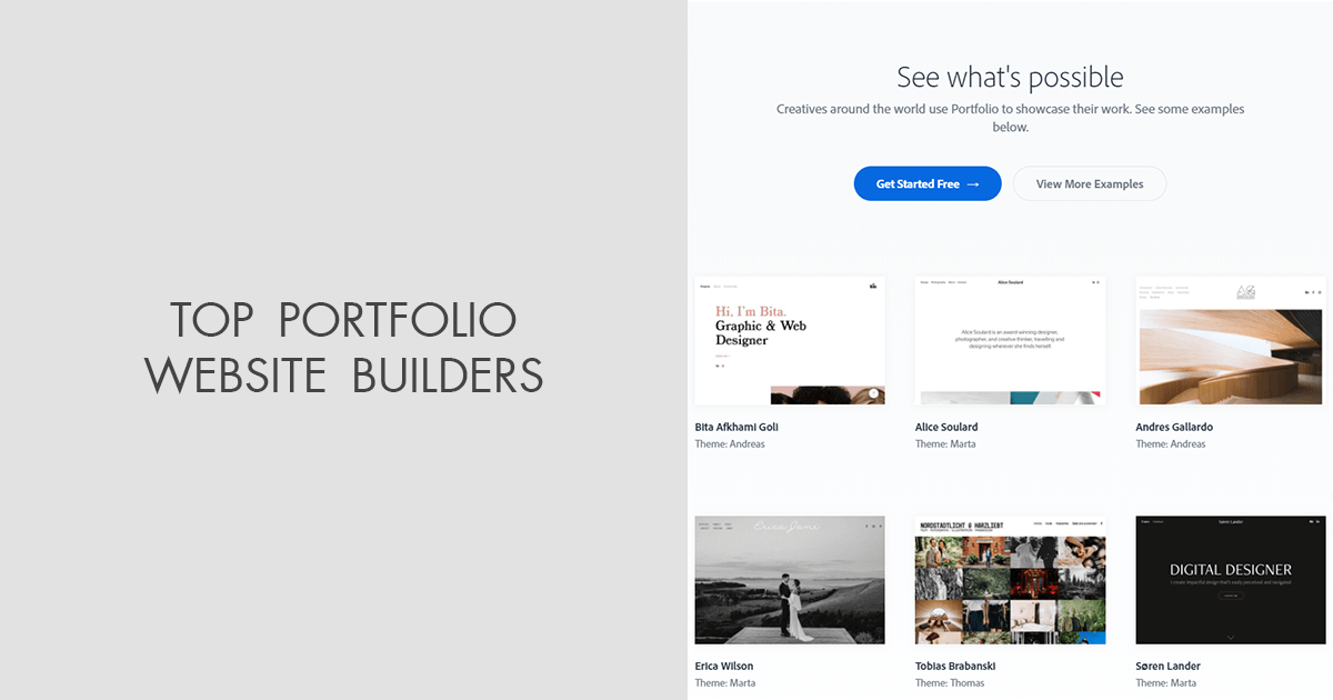 17 Best Portfolio Website Builders: Main Advantages & Disadvantages