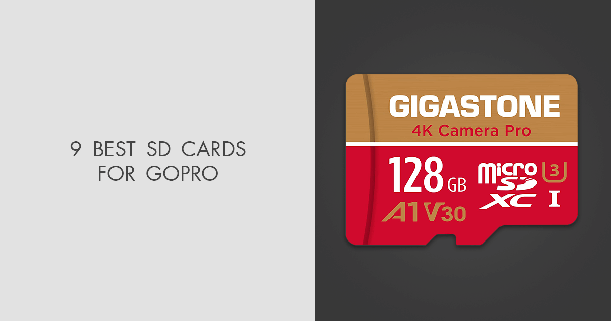 9 Best SD Cards For GoPro in 2025