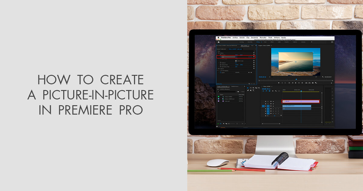 How To Create A Picture in Picture In Premiere Pro Simple Tutorial
