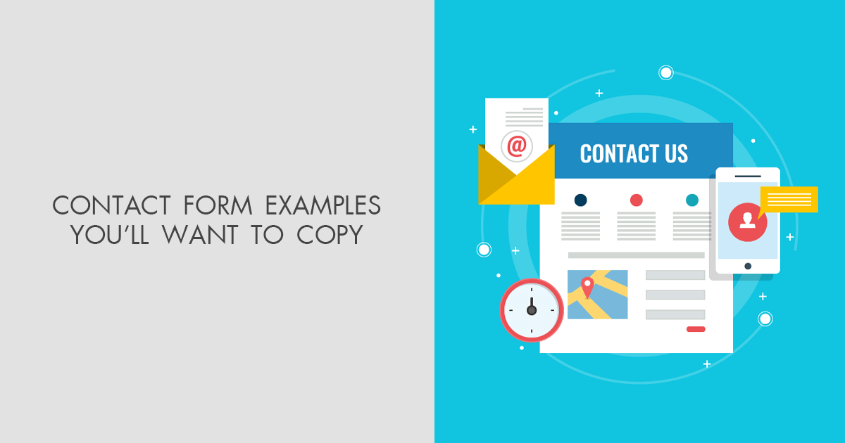 5 Contact Form Examples – Free Templates