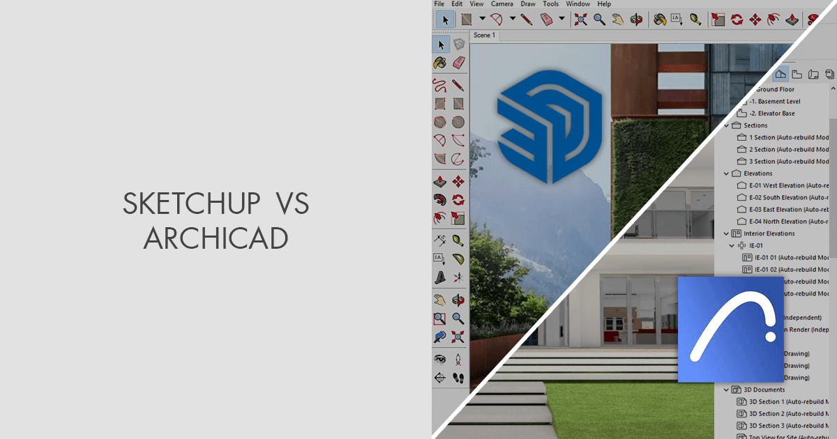 Archicad Vs Sketchup: Choosing The Right Tool – Limmerkoll