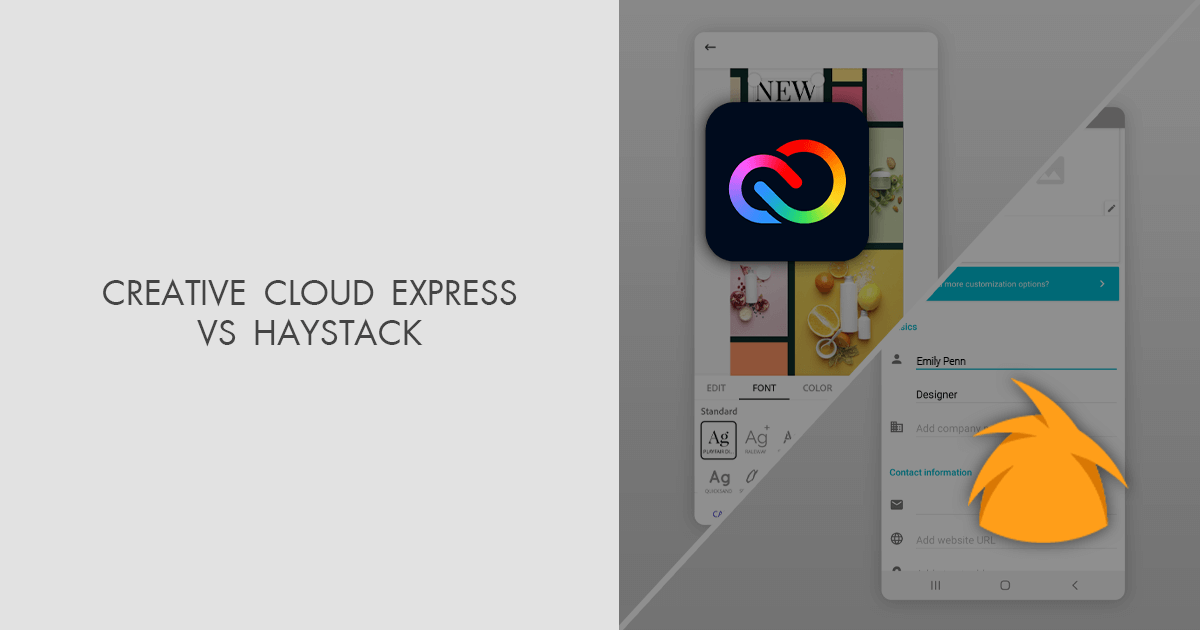 Adobe Express vs Haystack: Which Is Better?