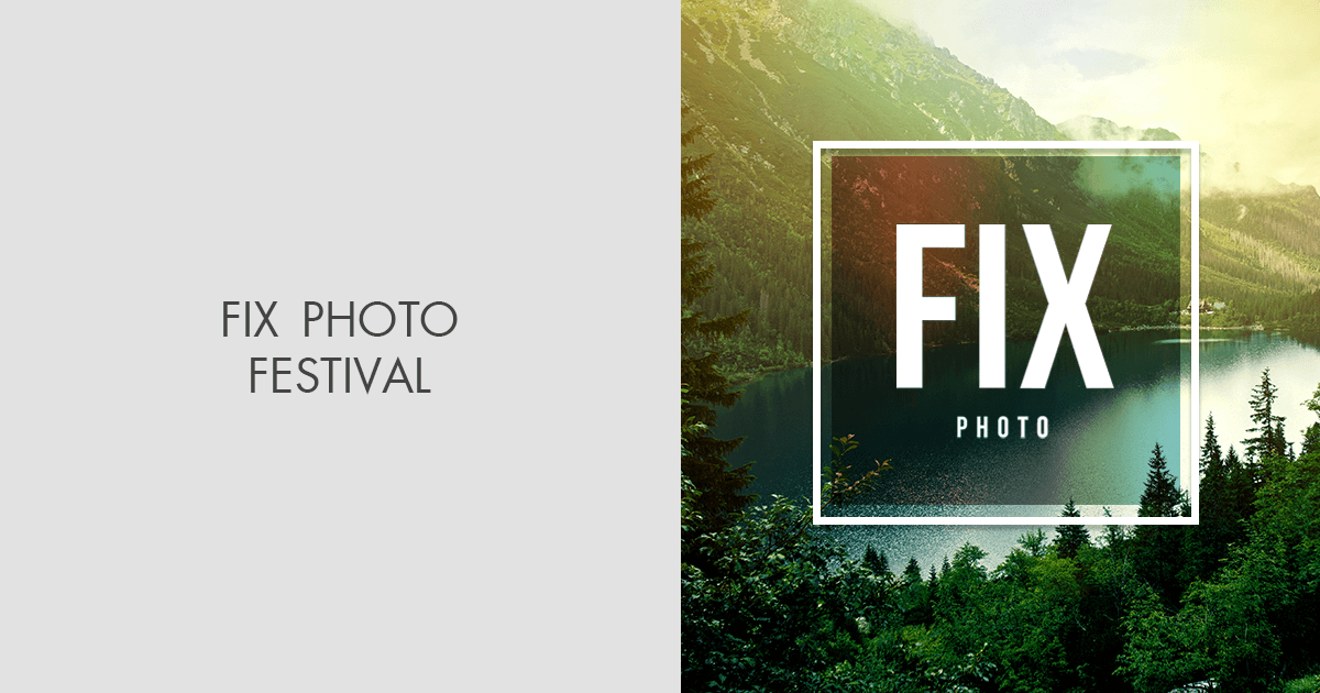 FIX Photo Festival Review: Concepts & Winners
