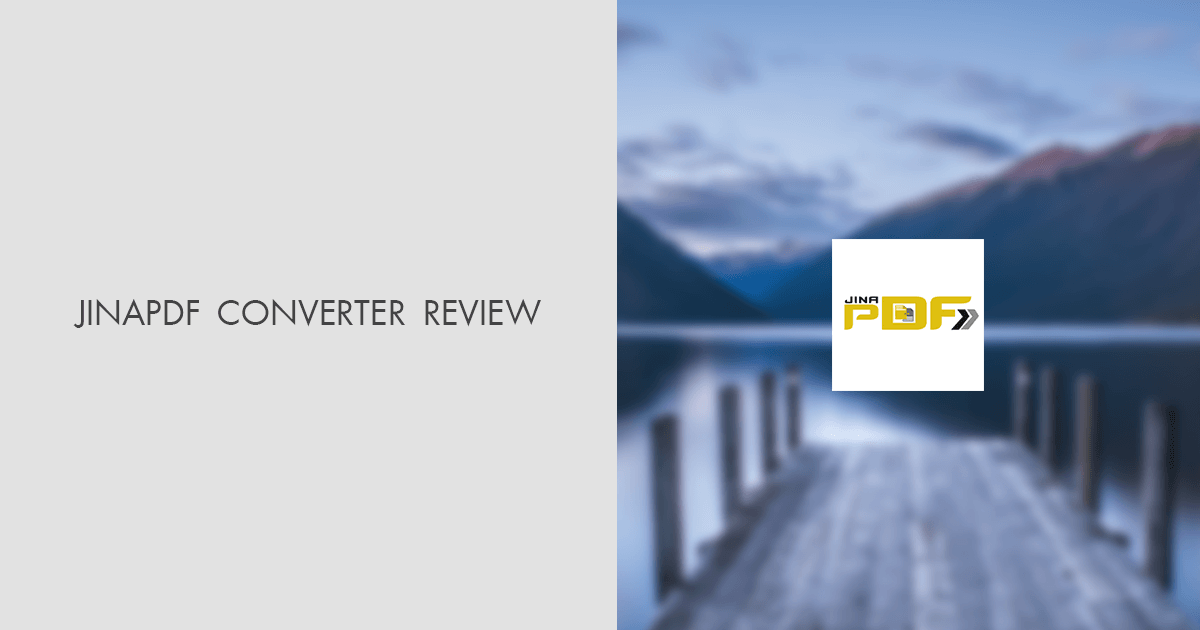 JiNaPDF Converter Review 2025: Pros and Cons