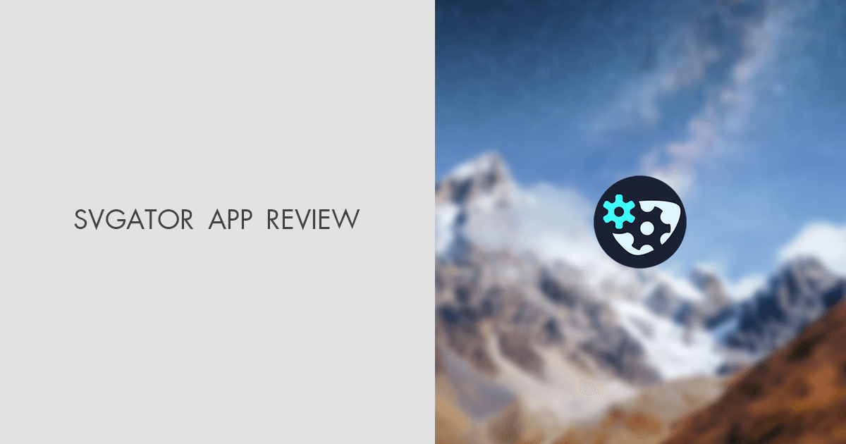 SVGator - Mobile App Animations Creator Review 2025