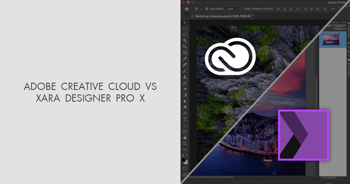 Adobe Creative Cloud vs Xara Designer Pro X: What Program to Choose?