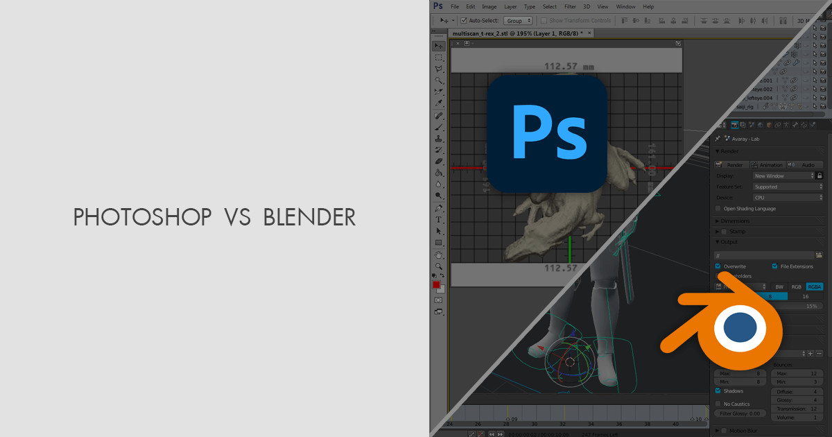 Photoshop vs Blender: Which Software is Better?