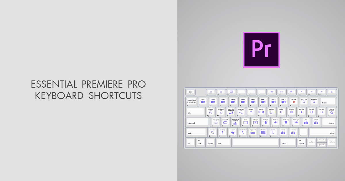 Time-Saving Premiere Pro Keyboard Shortcuts for Beginners