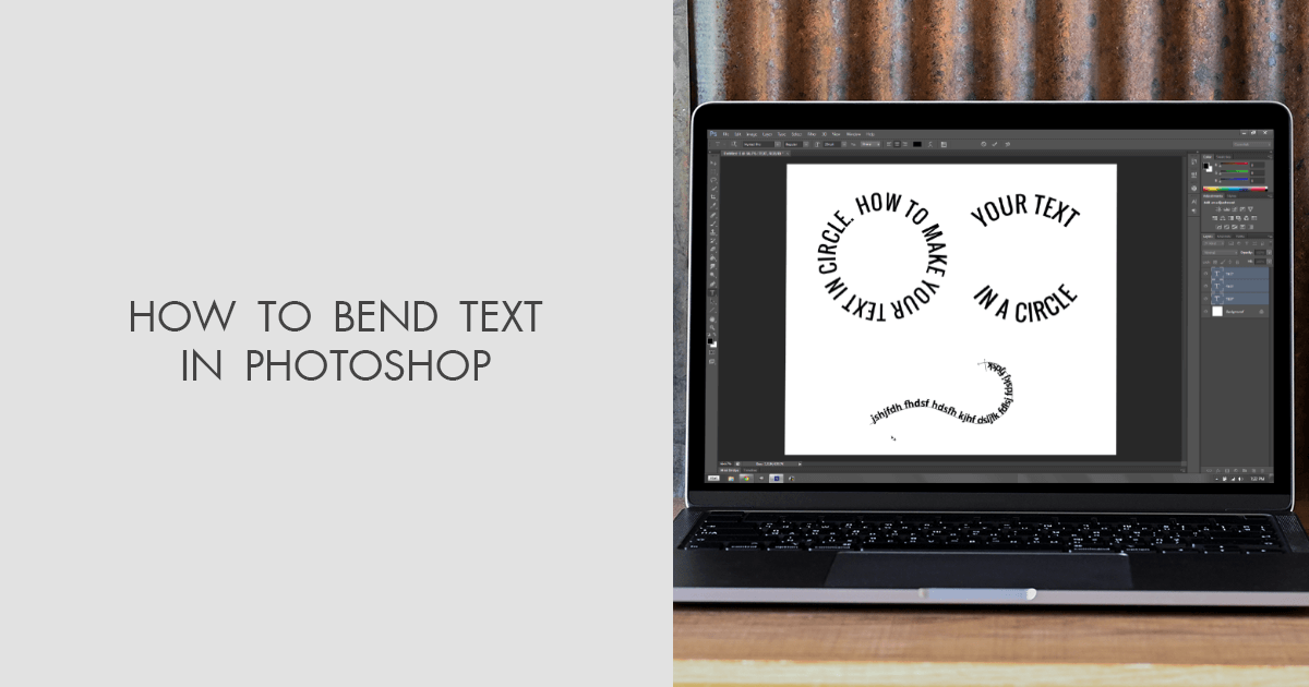 How To Bend Text In Photoshop Guide For Beginners