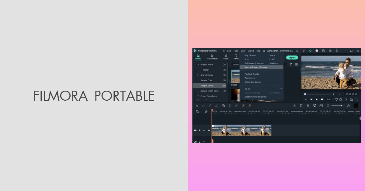Filmora Portable 2025 Version [Free Download]