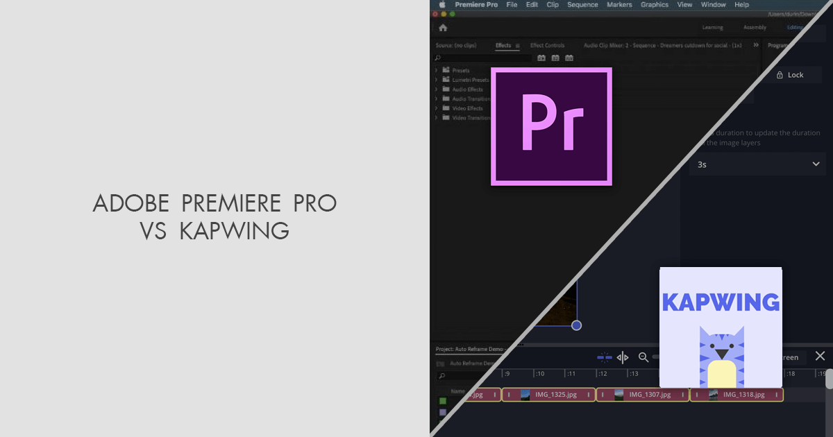 Adobe Premiere Pro vs Kapwing: Which Software Is Better?