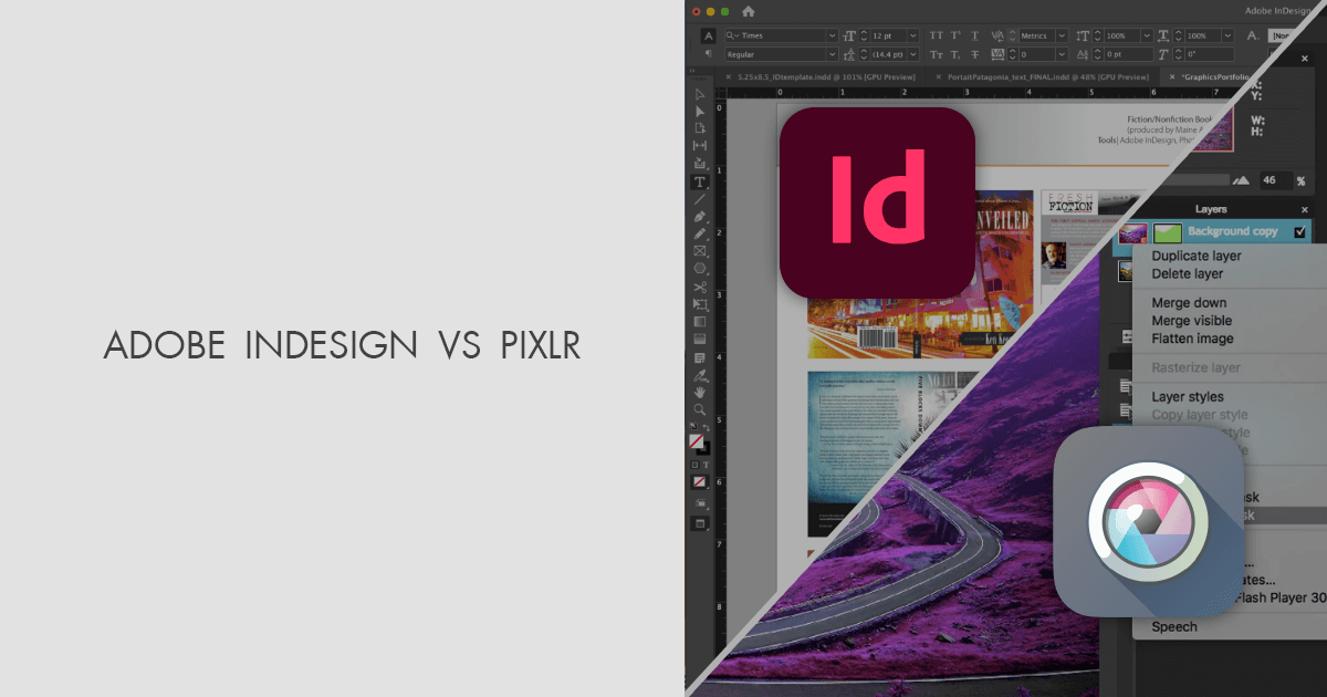 Adobe InDesign vs Pixlr: What Software to Choose