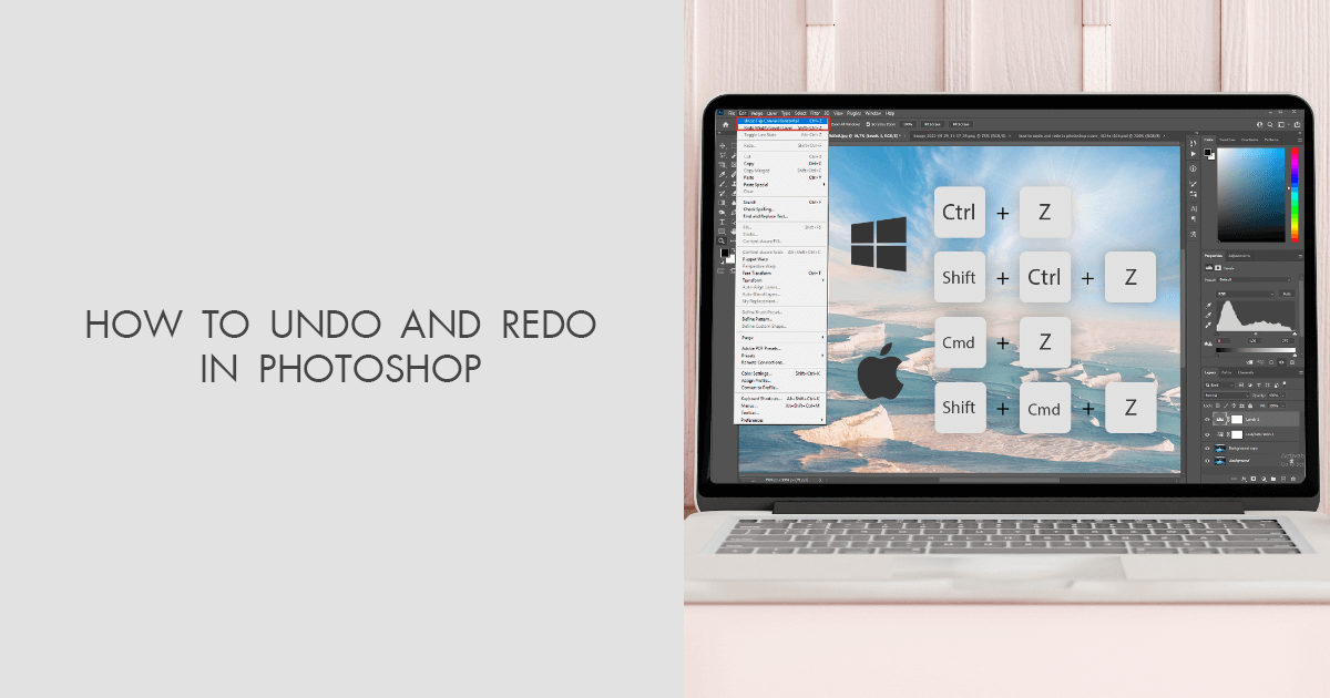 How to Undo and Redo in Photoshop in 6 Methods