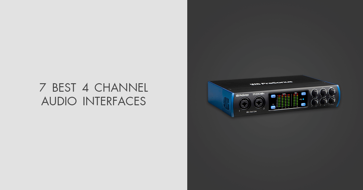 7 Best 4 Channel Audio Interfaces in 2024