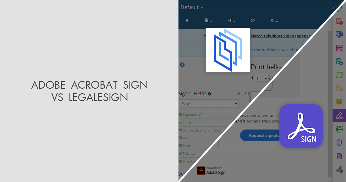 Adobe Acrobat Sign vs Legalesign: Which Software Is Better?