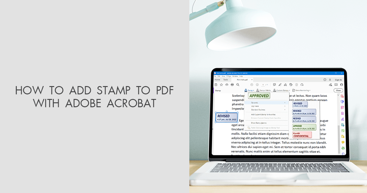 How to Add Stamp to PDF with Adobe Acrobat – Simple Guide
