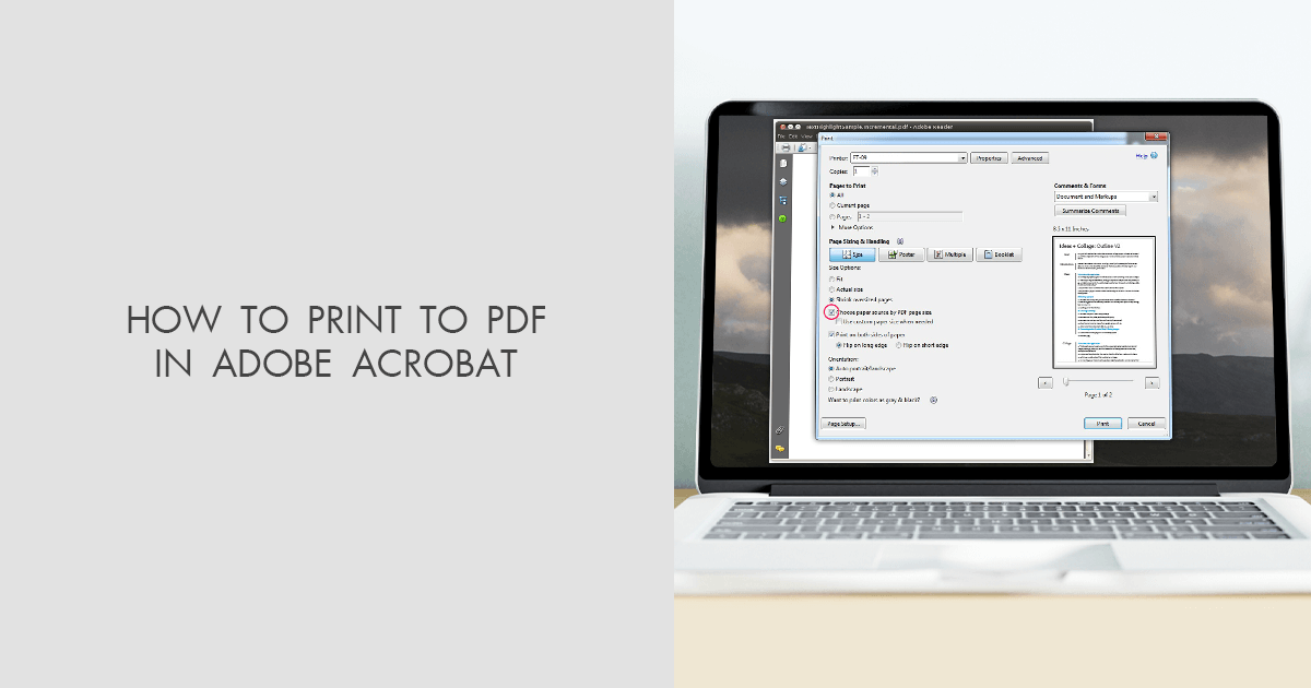 How to Print to PDF in Adobe Acrobat: Beginner Guide