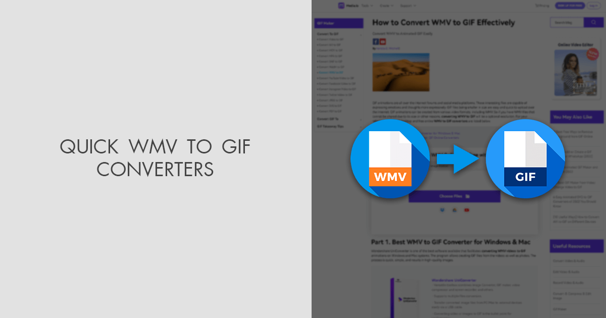 8 Best WMV to GIF Converters to Try in 2025