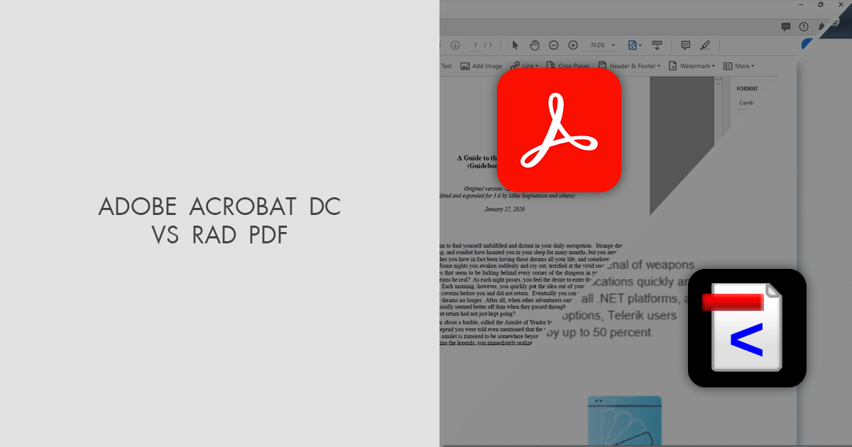 Adobe Acrobat DC vs RAD PDF: Which Tool Is Better?
