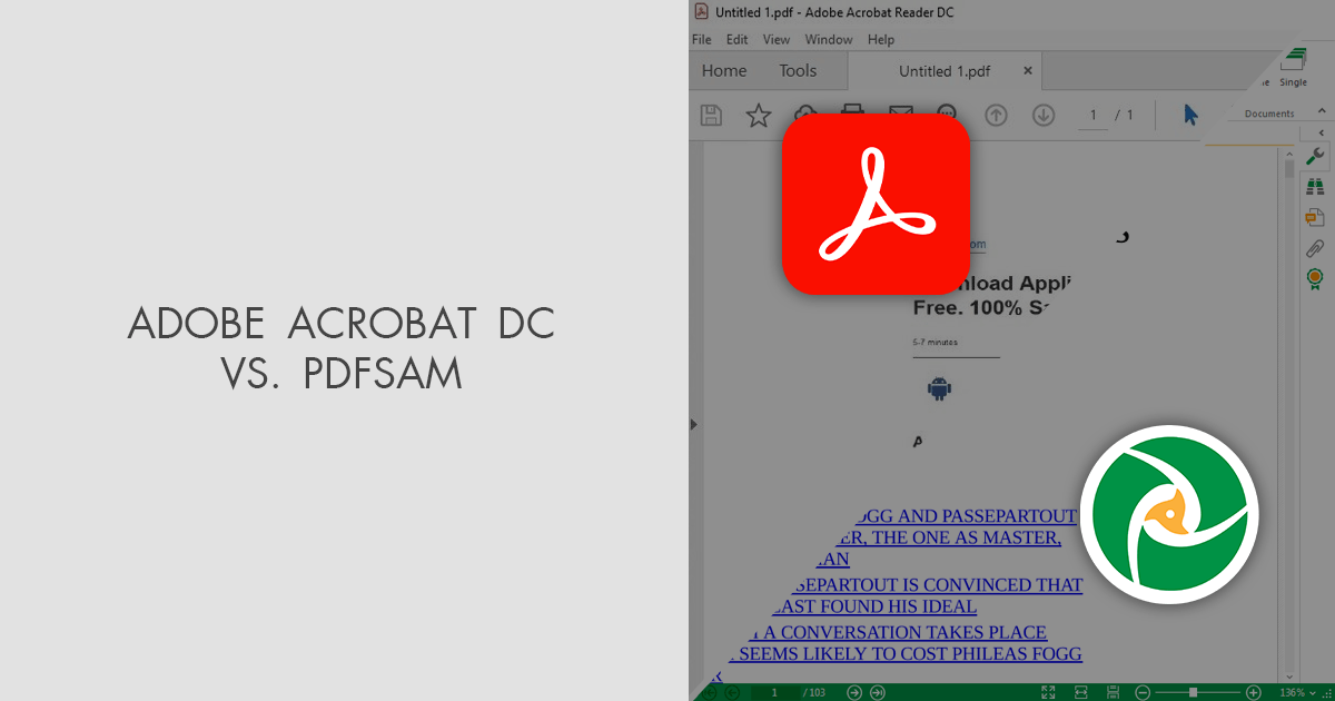 Adobe Acrobat DC vs PDFsam Which Software Is Better?