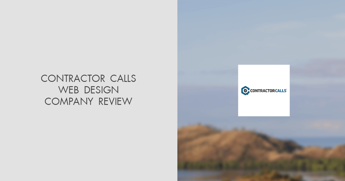 Contractor Calls Web Design Company Review: Services & Pricing