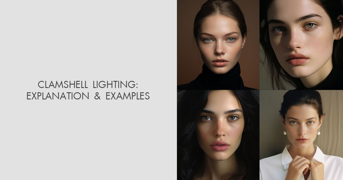 Clamshell Lighting: Detailed Explanation & Examples