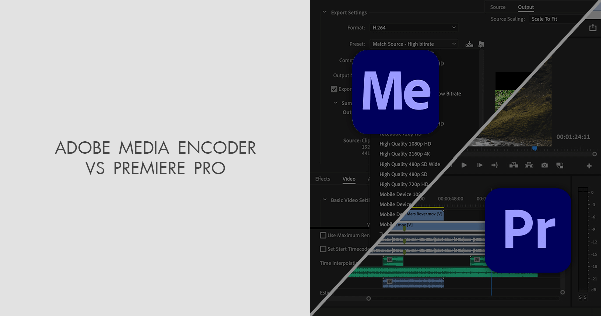Adobe Media Encoder vs Premiere Pro: What to Use in 2025