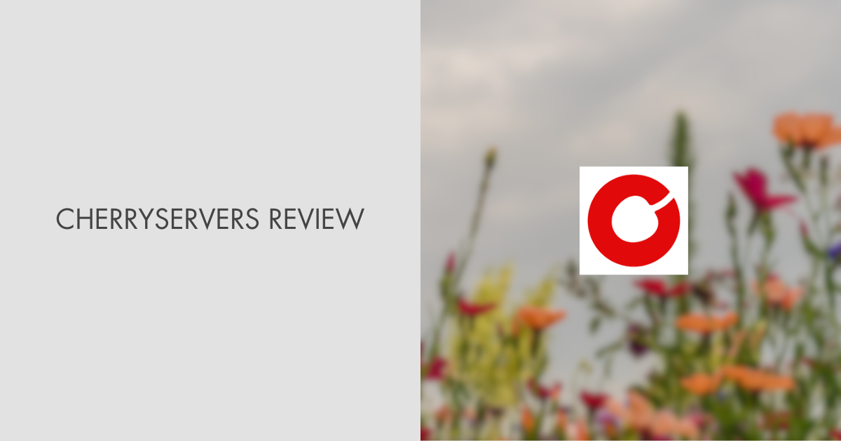Cherry Servers Review & Pricing 2026