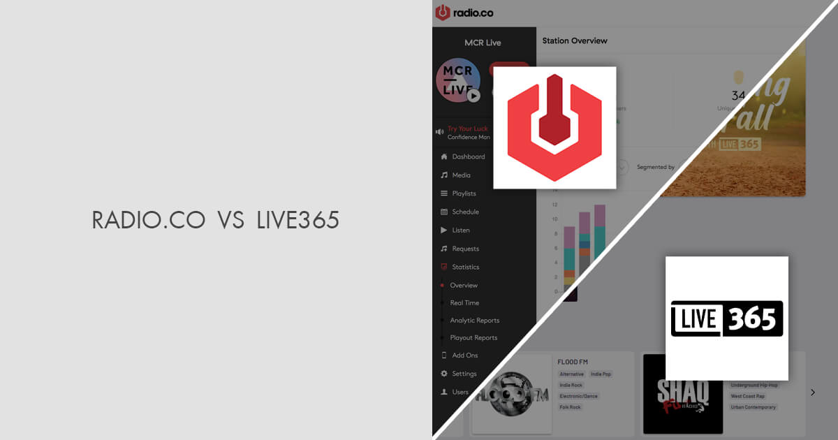 Radio.co vs Live365: Which is Best for Your Radio Station