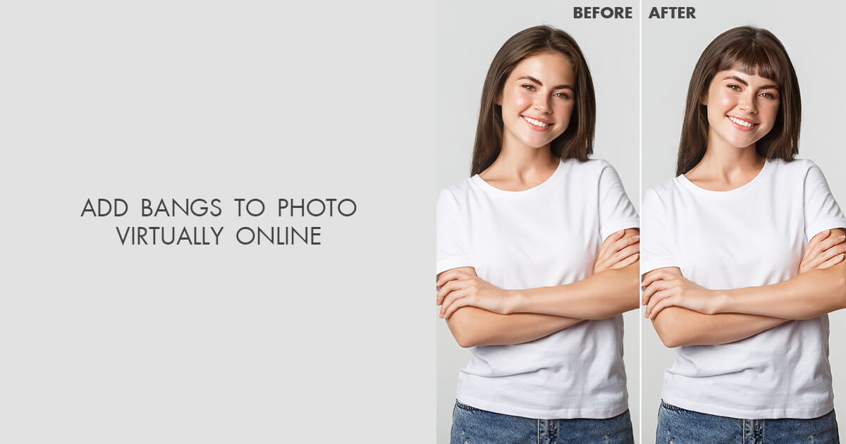 Add Bangs to Photo Virtually Online