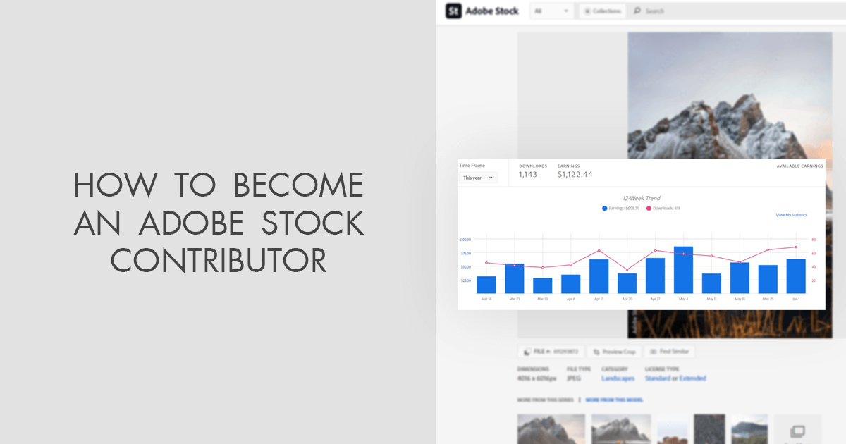 How I Became an Adobe Stock Contributor & Why I Recommend It