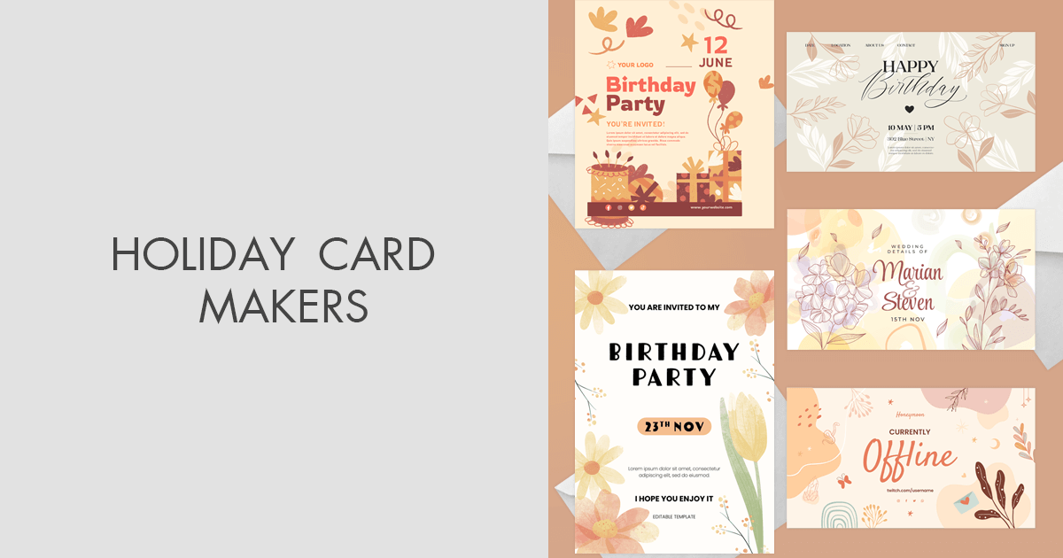 17 Holiday Card Makers: Free & Online