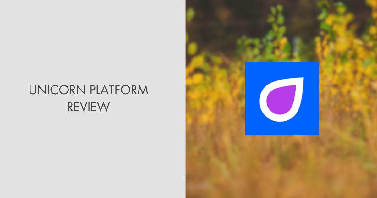 Unicorn Platform Review 2025: Features & Pricing