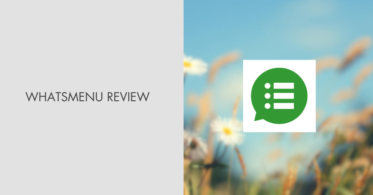 WhatsMenu Review 2025: Features & Pricing