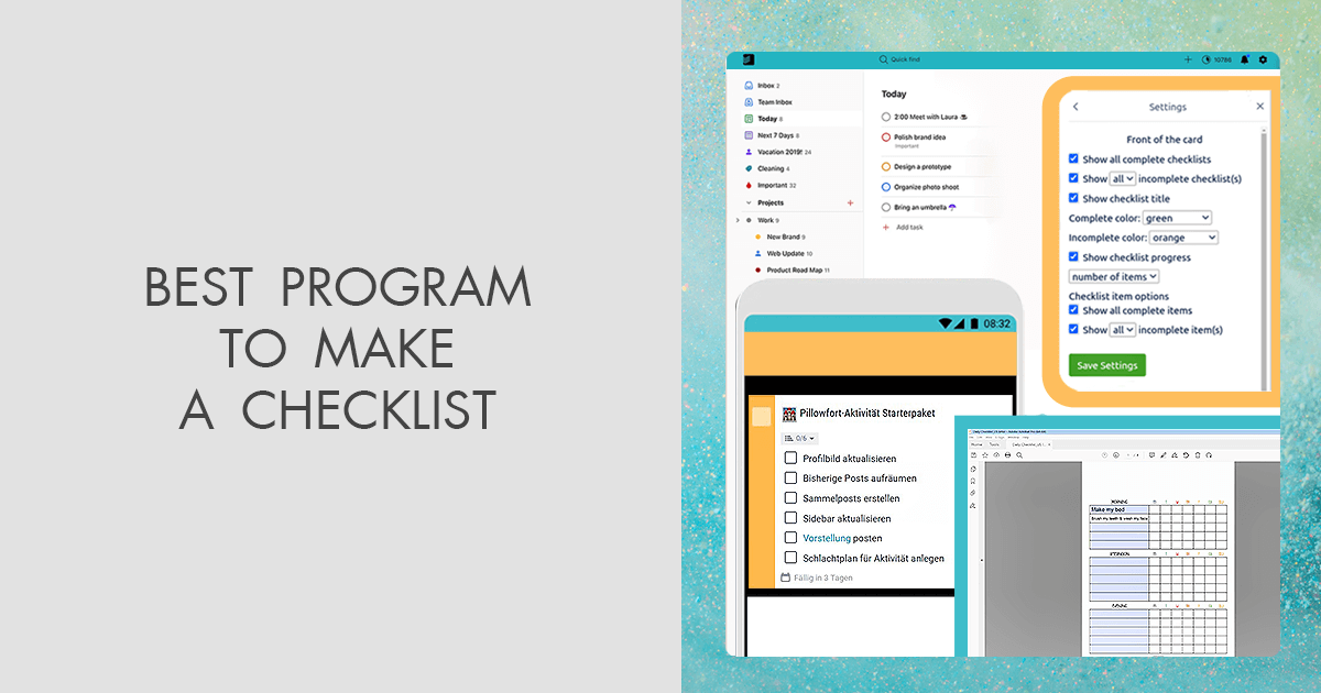 13 Best Programs to Make a Checklist in 2025