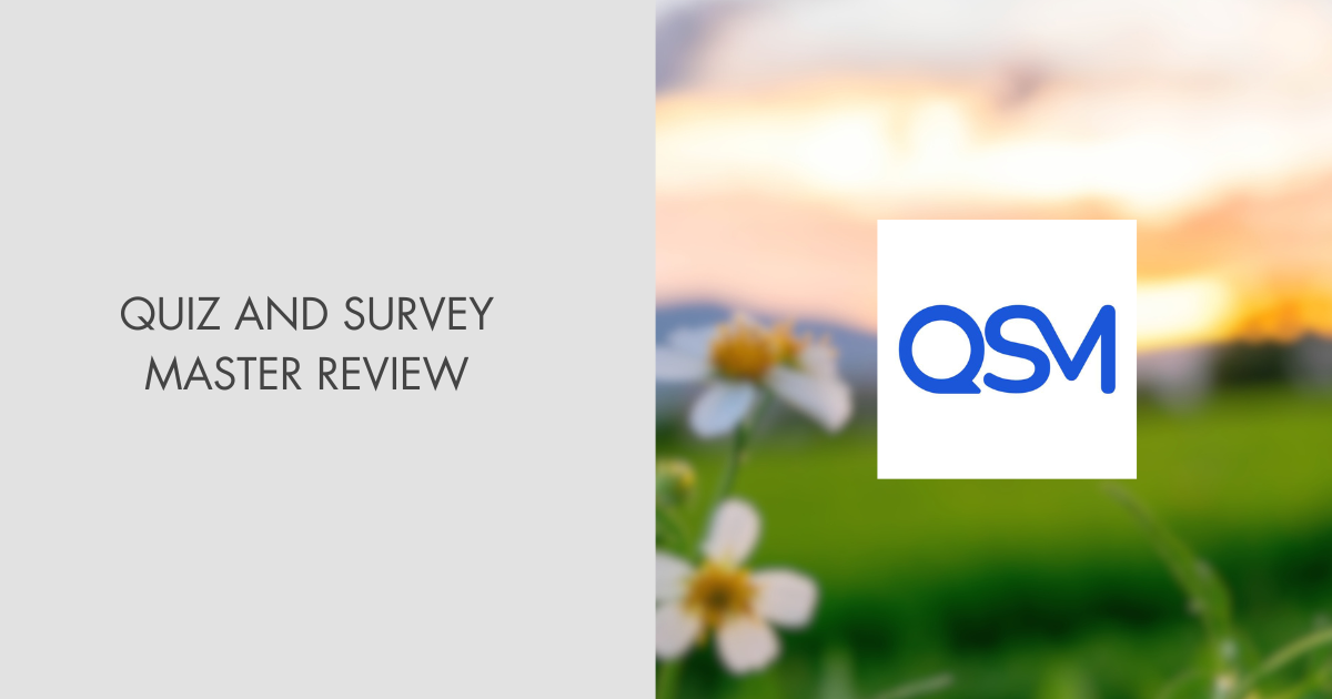 Quiz and Survey Master Review 2025: Prices and Features