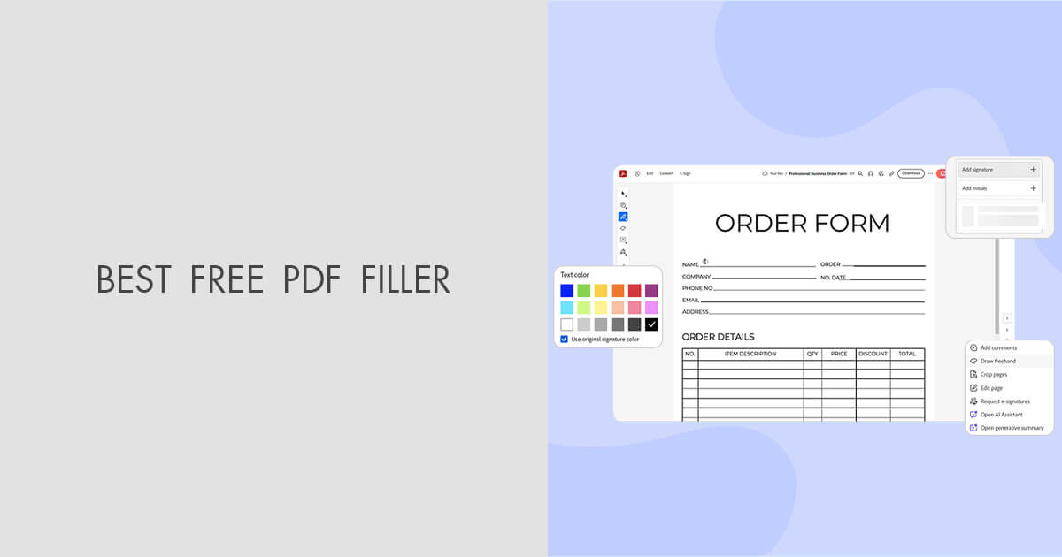 8 Best Free PDF Fillers of 2025 [Windows, Mac, Online]