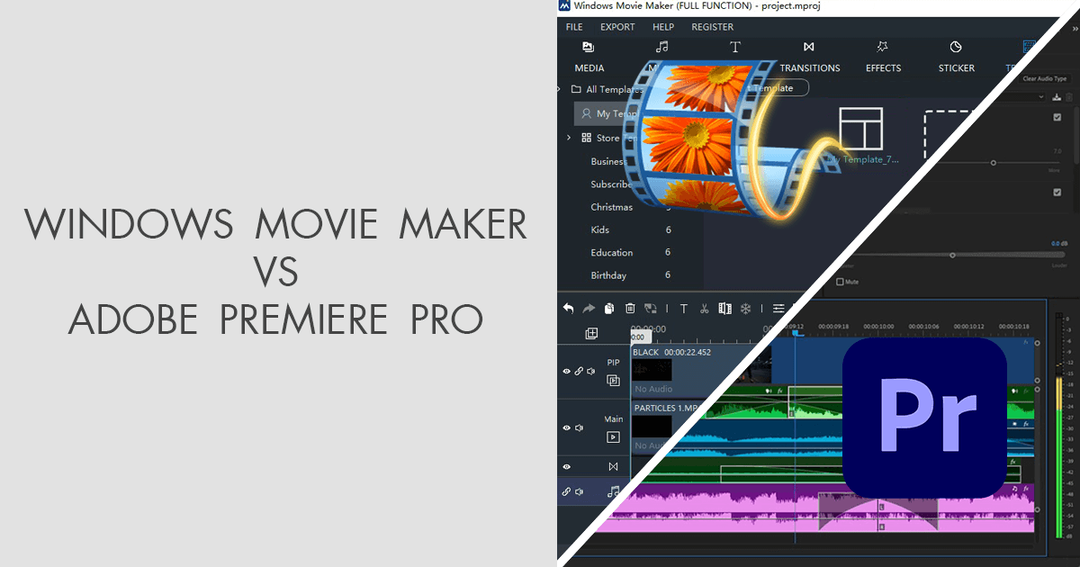 Windows Movie Maker vs Adobe Premiere Pro: Which Is Outdated?