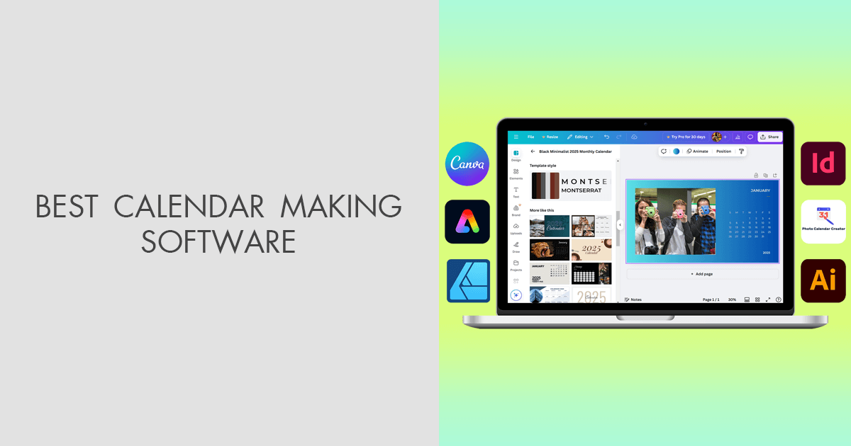 7 Best Calendar Making Software [Tested & Reviewed]