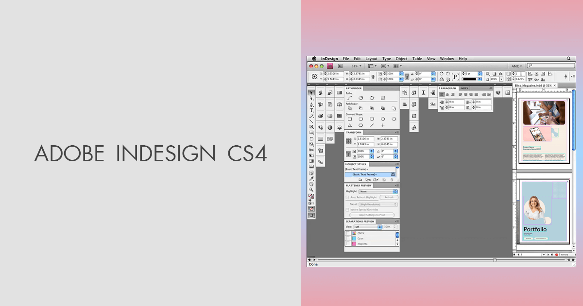Adobe InDesign CS4 [Free Download] – 99.7% Working