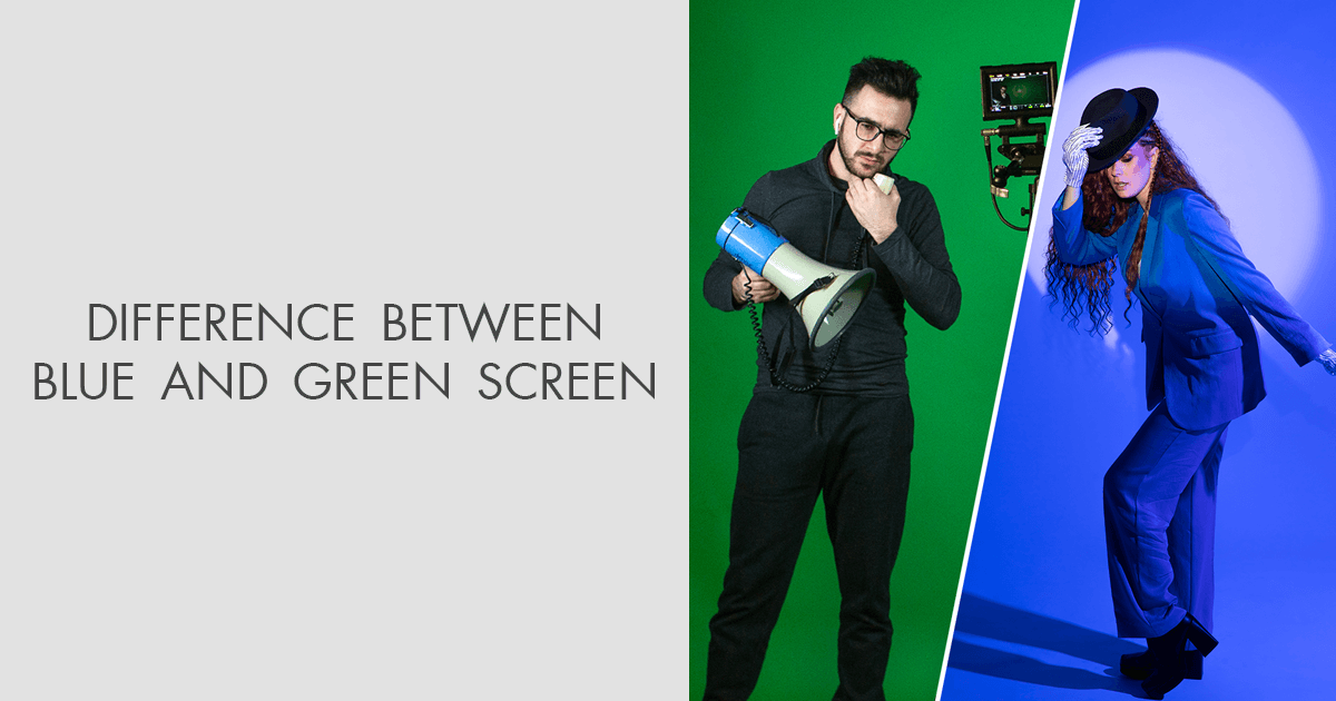 Unterschied zwischen Blue- und Greenscreen: Branchengeheimnisse