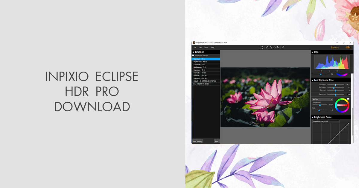 inPixio Eclipse HDR Pro Download (Free Direct Link)