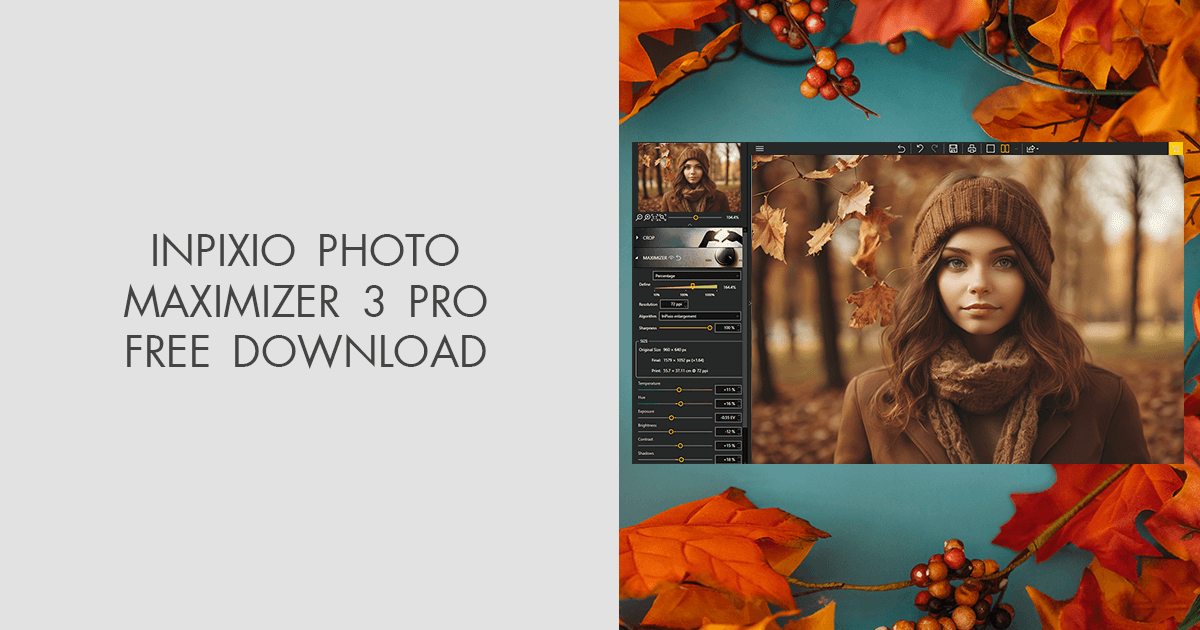 InPixio Photo Maximizer 3 Pro Free Download (Latest Version)