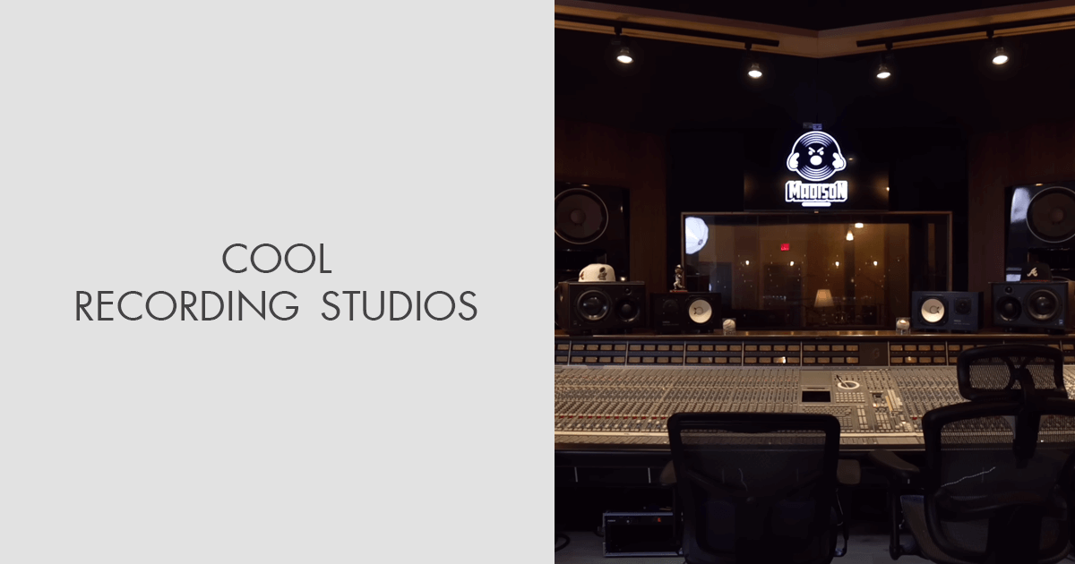 Top Cool Recording Studios in the World