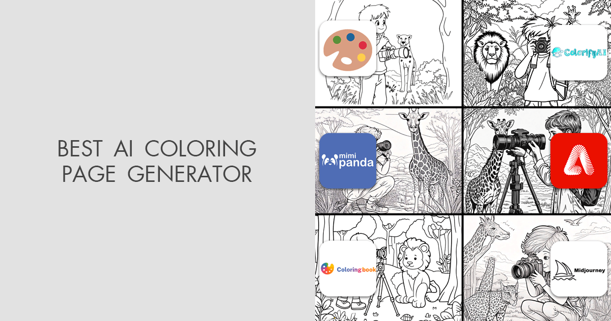 Best AI Coloring Page Generators for Kids