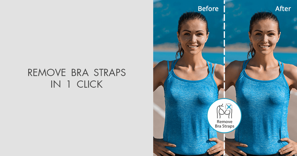 Remove Bra Straps from Photo Online [FREE]